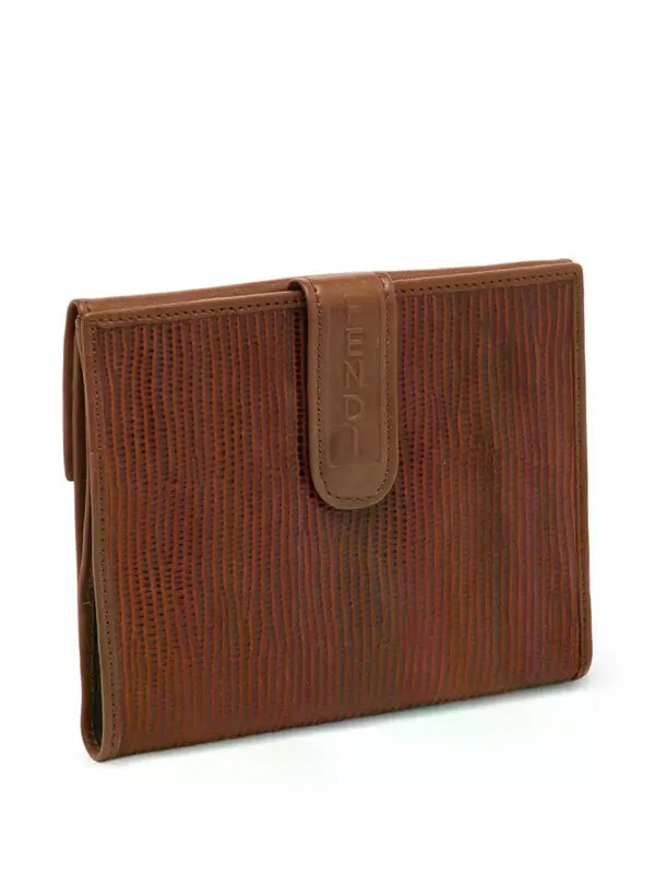 Fendi Lizard-effect Compact Wallet
