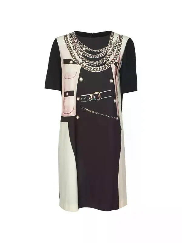 Moschino Printed T-shirt Mini Dress