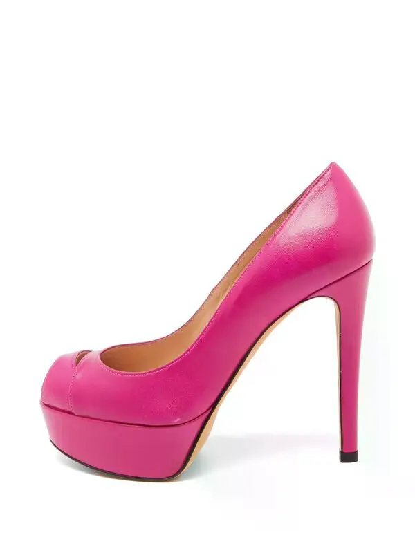 STUART WEITZMAN Peep-toe Platform Pumps