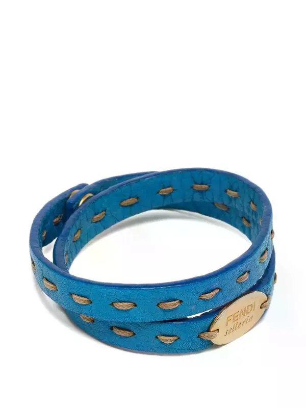 Fendi Selleria Leather Bracelet