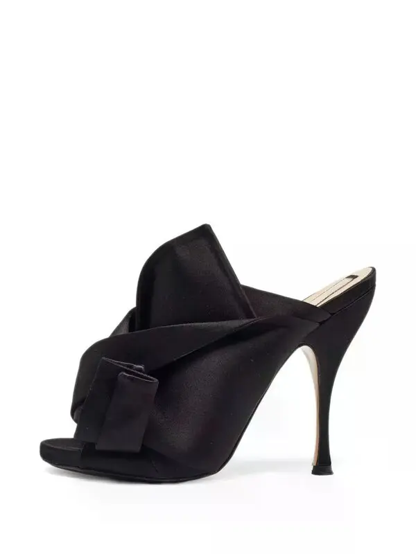 N°21 Satin Knot Detail Stiletto Sandals