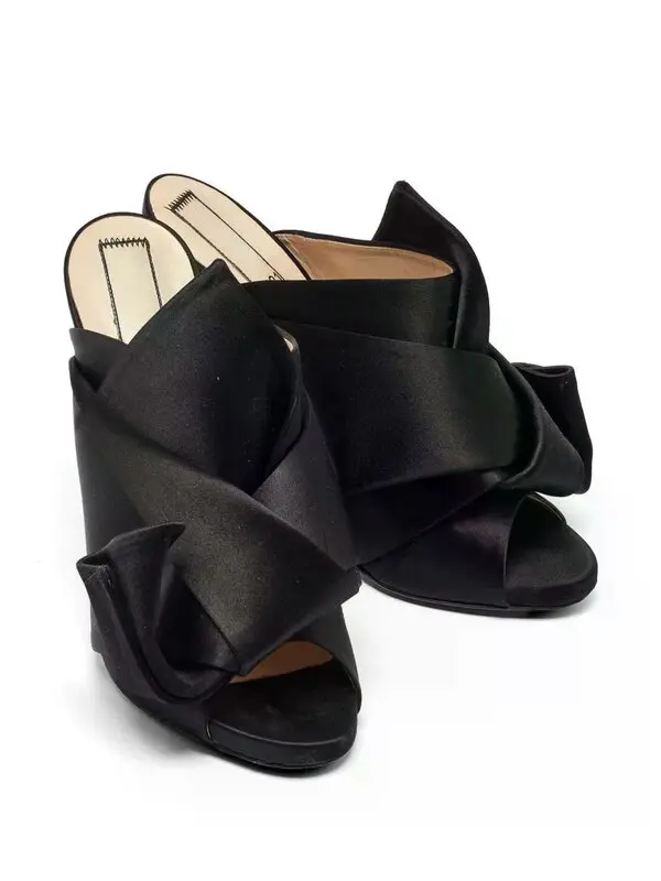 N°21 Satin Knot Detail Stiletto Sandals