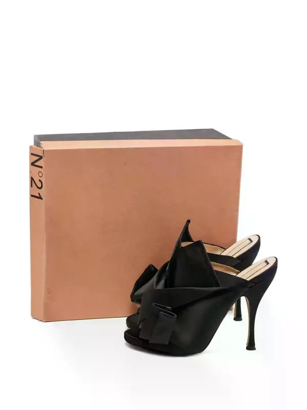 N°21 Satin Knot Detail Stiletto Sandals