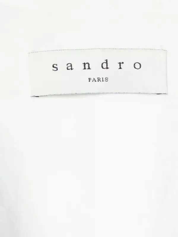Sandro Striped Lace-panel Shirt