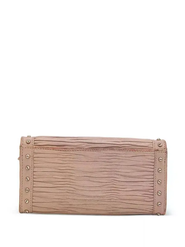 Burberry Pleated Studded Wallet