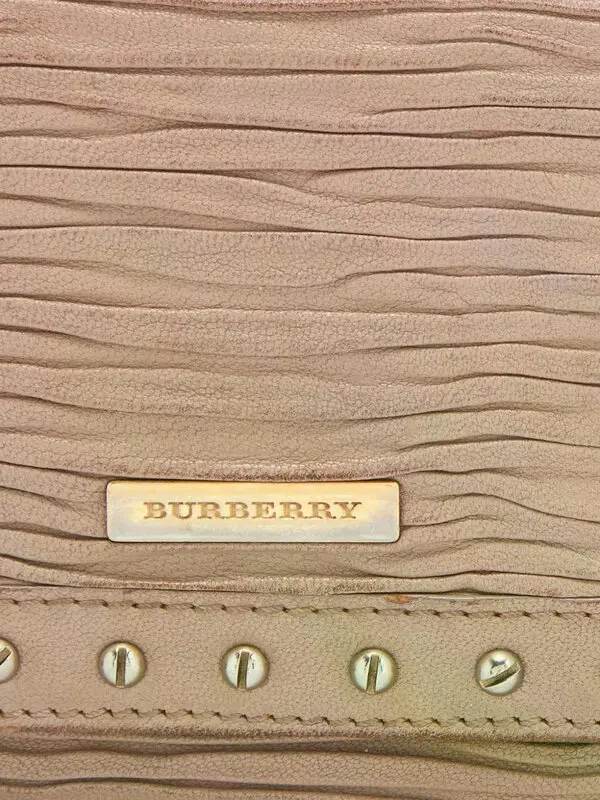 Burberry Pleated Studded Wallet
