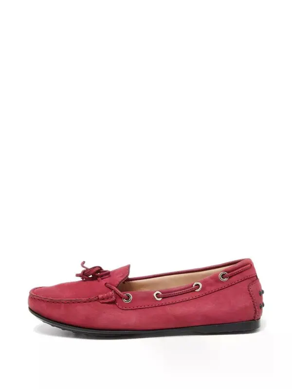 TOD'S Gommino Nubuck Leather Loafers
