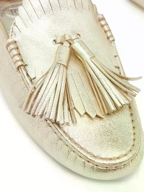 TOD'S Fringe Tassel Mules