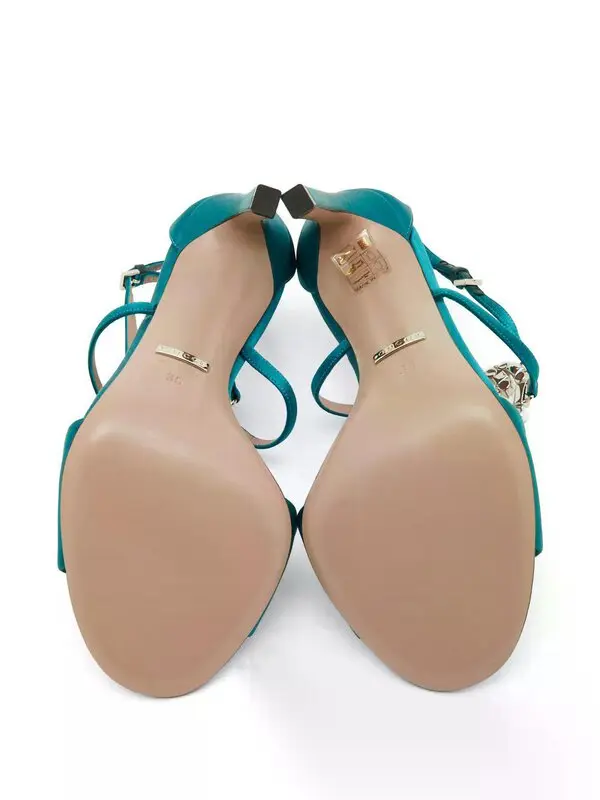 Gucci Interlocking G Crystal-embellished Sandals