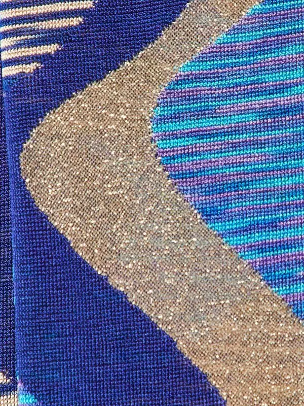 Missoni Wavy-pattern Scarf