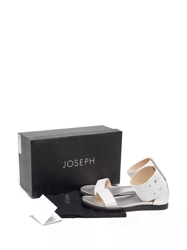 JOSEPH Ankle Strap Flat Sandals