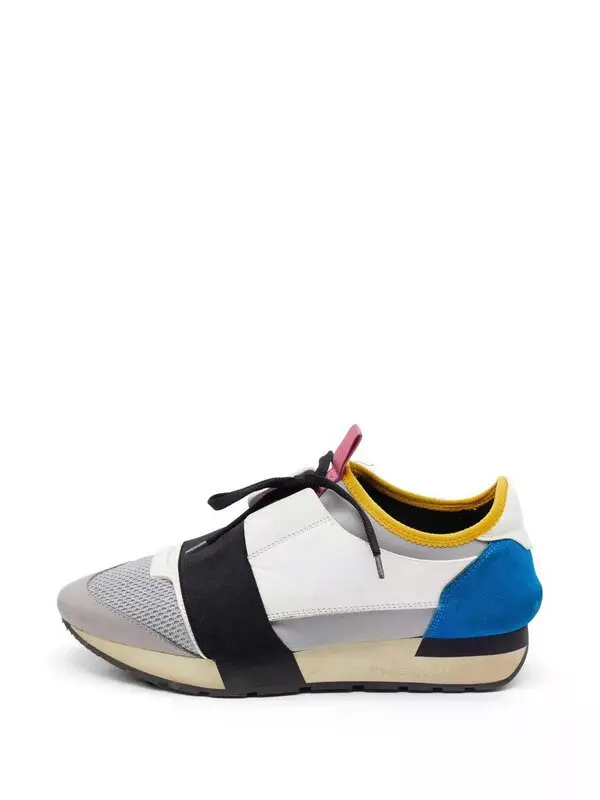 Balenciaga Race Runner Lace-up Sneakers - Grey