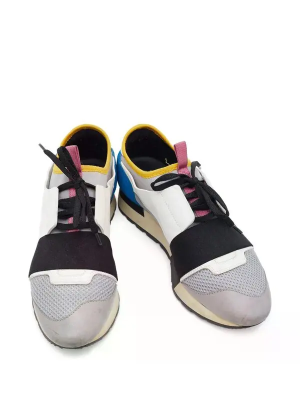 Balenciaga Race Runner Lace-up Sneakers - Grey
