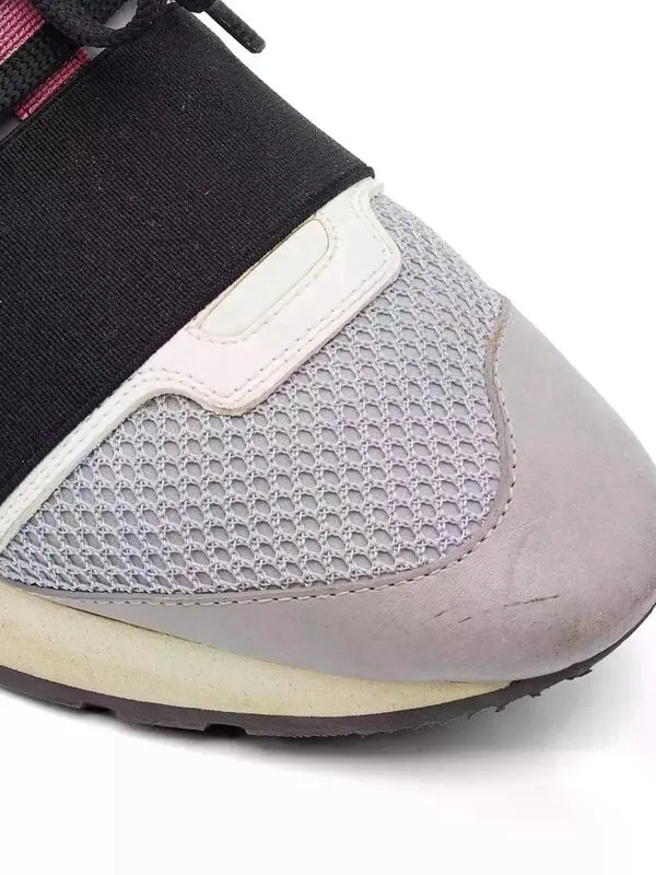 Balenciaga Race Runner Lace-up Sneakers - Grey