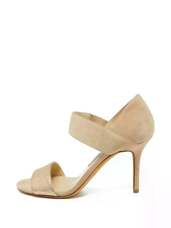JIMMY CHOO Tesoro Glitter Sandals
