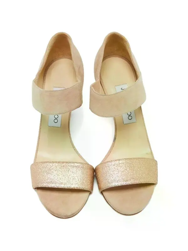 JIMMY CHOO Tesoro Glitter Sandals