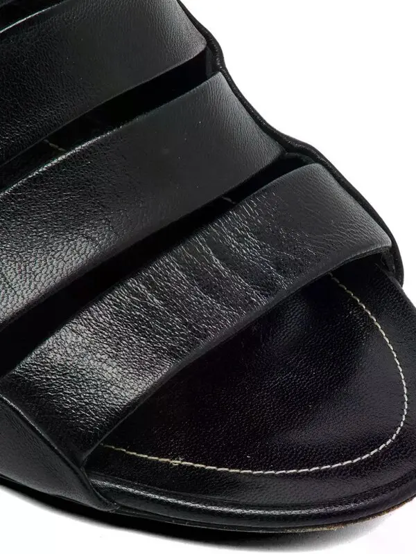Balenciaga Leather Multi-strap Slingback Sandals