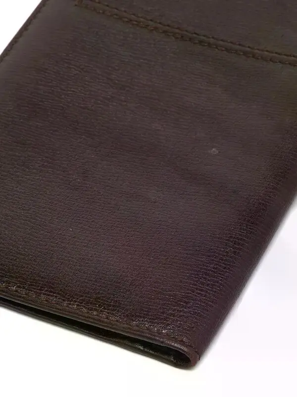 TOD'S Top-stitch Leather Wallet