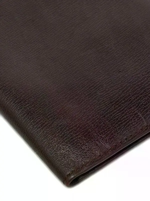 TOD'S Top-stitch Leather Wallet