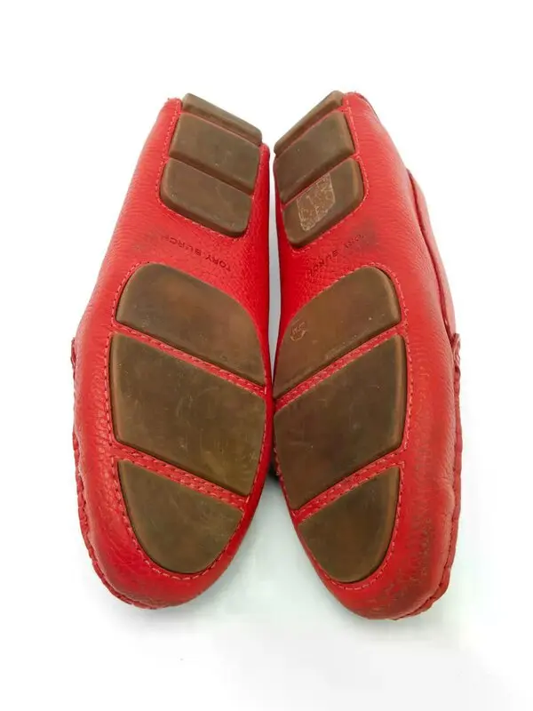 Tory Burch Perforated Logo Leather Loafers