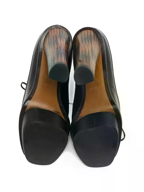 Fendi Lace-up Brogue Ankle Boots