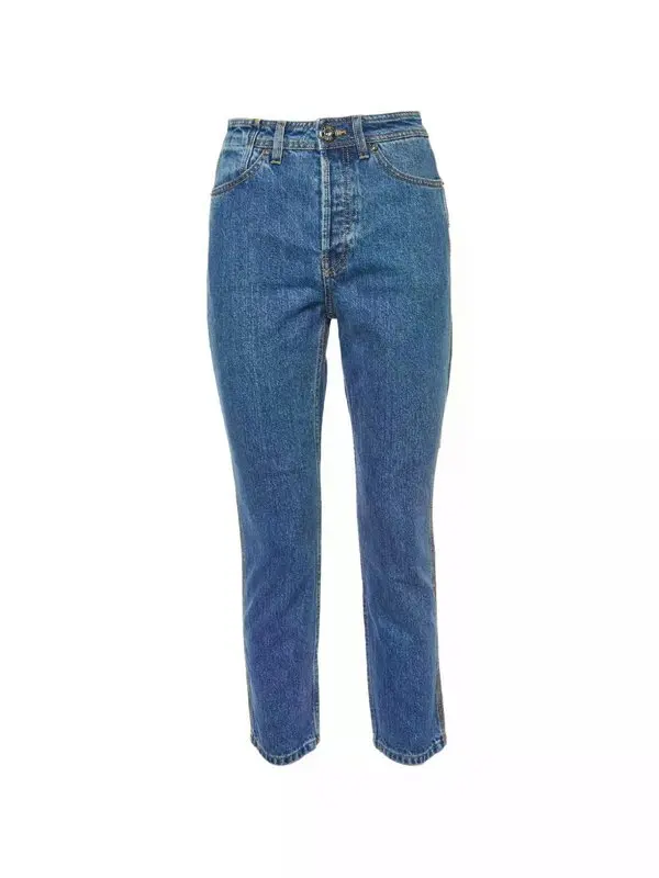 LANVIN Washed Straight Jeans