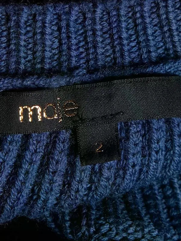 Maje Sleeveless High-low Knit Sweater