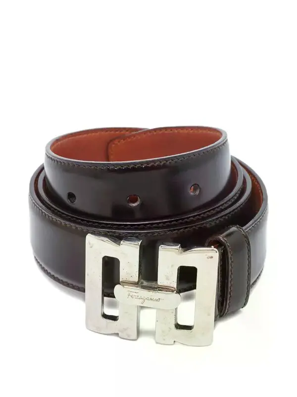 FERRAGAMO Buckle Belt - Brown