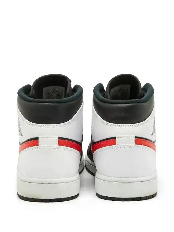 JORDAN 1 Leather Sneakers - Black