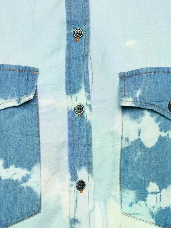 ISABEL MARANT VINTAGE Tie-dye Denim Shirt