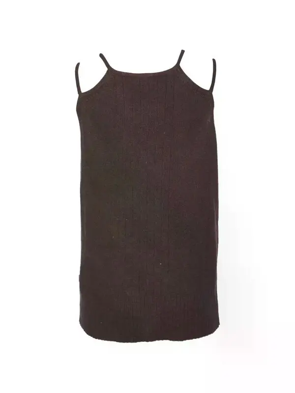 Just Cavalli Ribbed-knit V-neck Tank Top