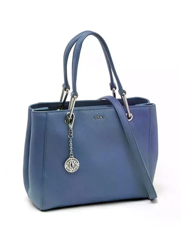 Dkny Julius Medium Leather Tote Bag - Blue