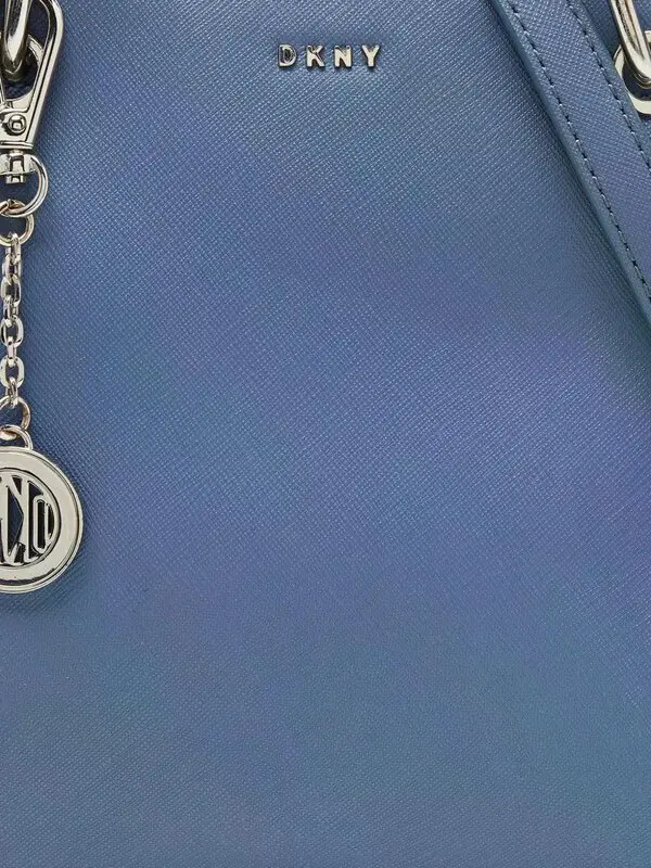Dkny Julius Medium Leather Tote Bag - Blue