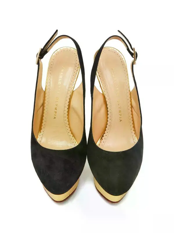 CHARLOTTE OLYMPIA Dolly Heeled Pumps - Black