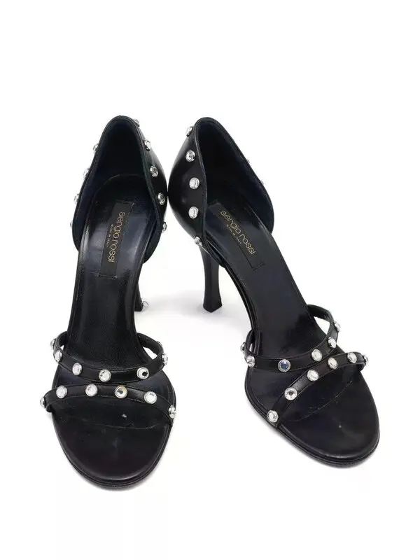 SERGIO ROSSI Embellished Strappy High Heel Sandals