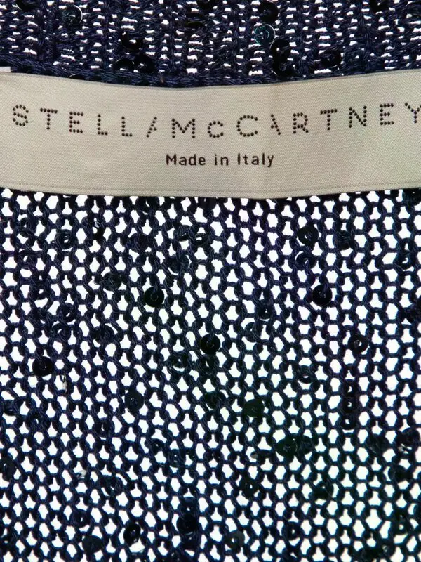 Stella McCartney Sequined Knit V-neck Sweater