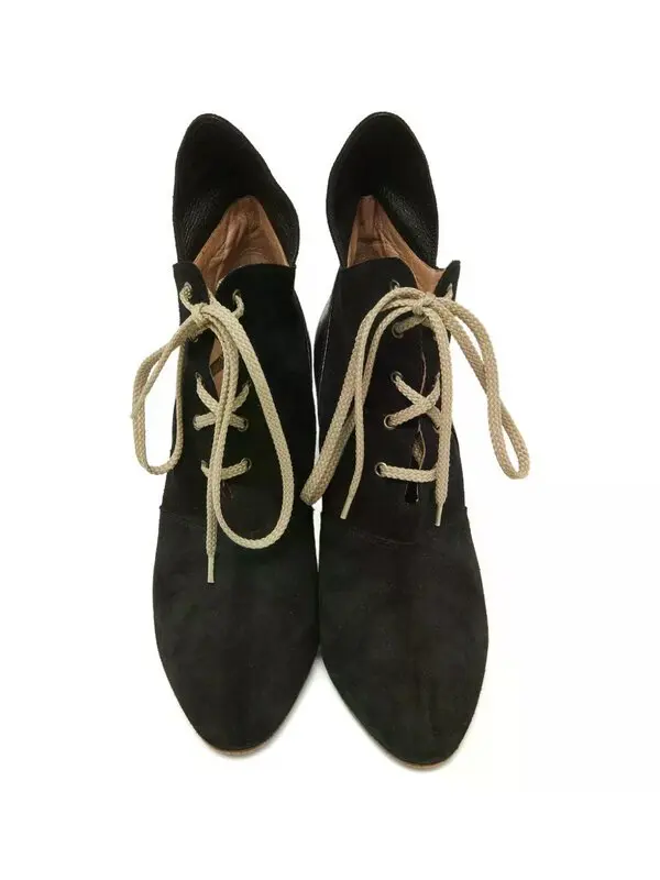 Chloé Lace-up Pointed-toe Heeled Boots