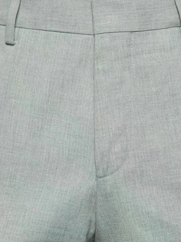 BOSS Herringbone Cotton Trousers