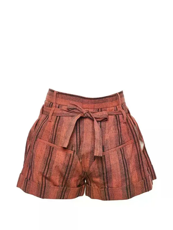 Chloé Striped Tie-detail Shorts