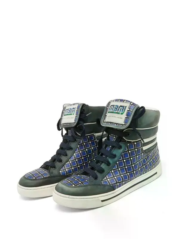 Marc Jacobs Plaid High-top Sneakers