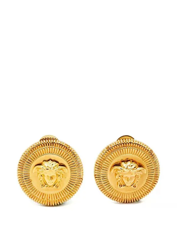 Versace Medusa Biggie Earrings - Gold