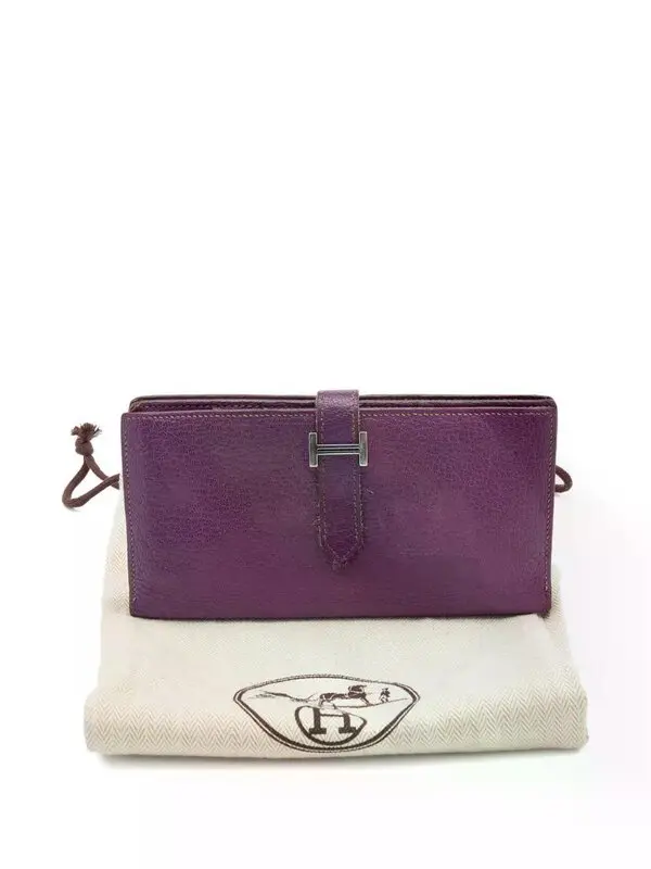Hermès Bearn Wallet - Purple
