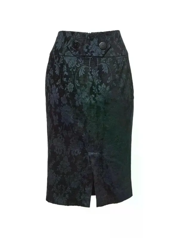 Emporio Armani Floral Pattern Midi Skirt
