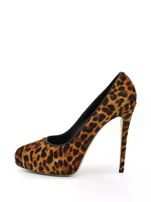 LE SILLA Leopard-print Platform Pumps