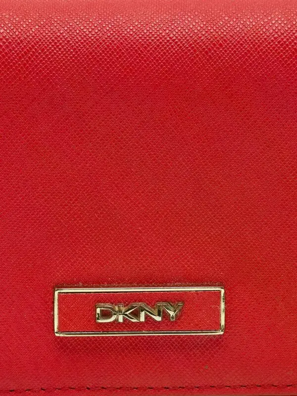 Dkny Logo-detail Leather Wallet