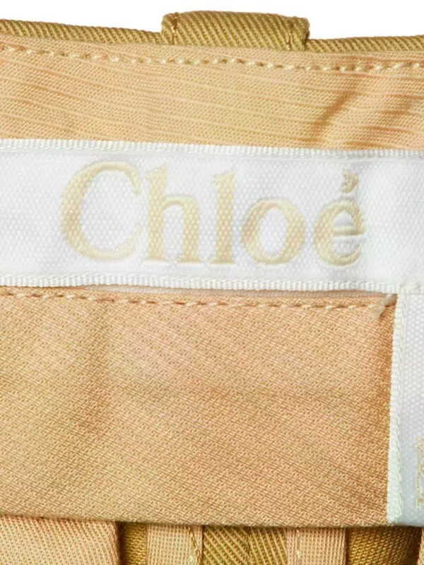 Chloé Gabardine Patch-detail Trousers