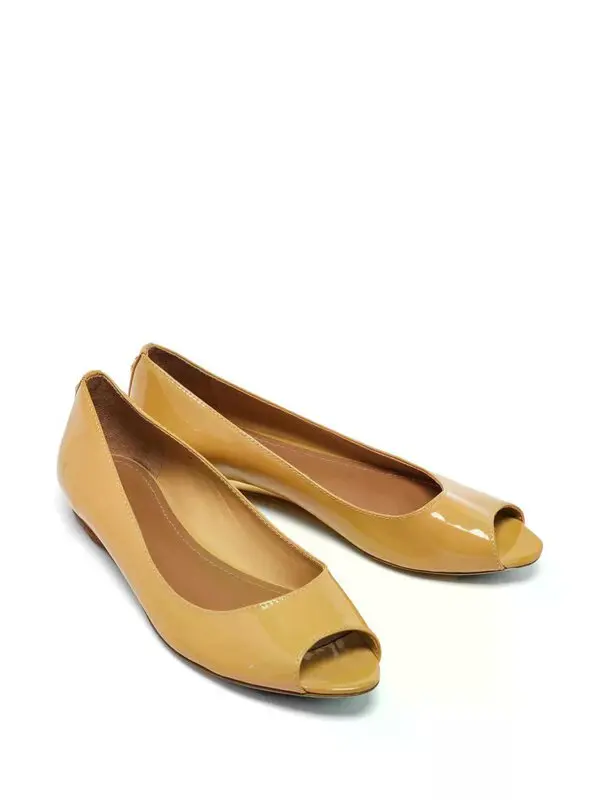 Tory Burch Peep-toe Slip-on Ballet Flats