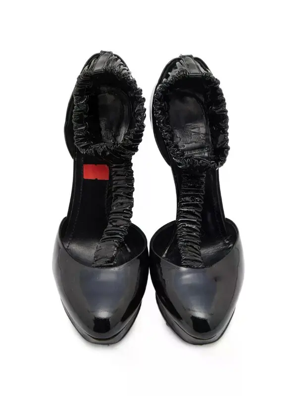 Burberry Patent Leather T-strap Pumps