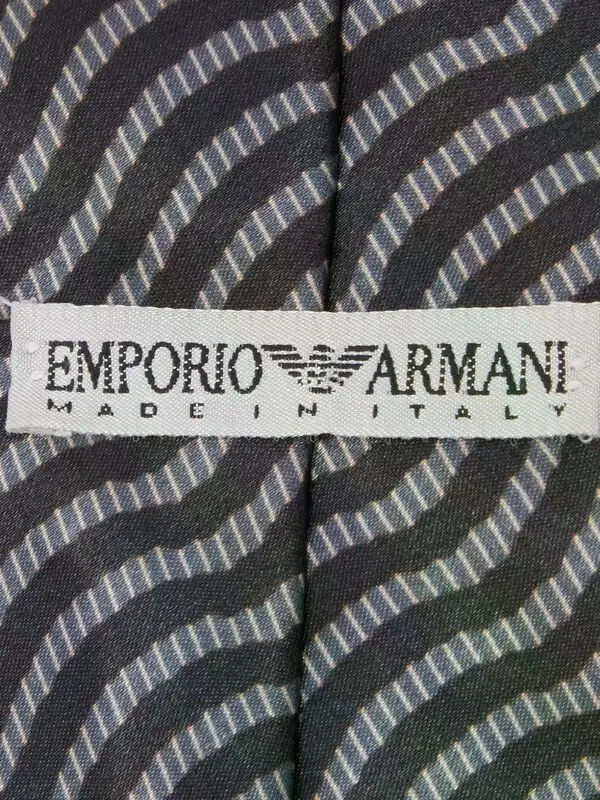 Emporio Armani Printed Satin Tie