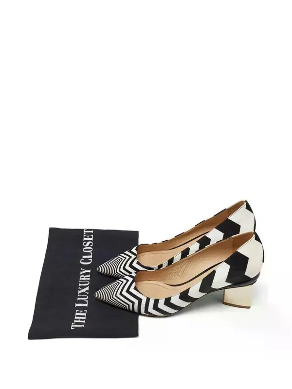 NICHOLAS KIRKWOOD Pointed-toe Block-heel Pumps